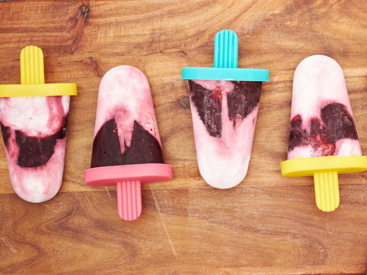 BLUEBERRY & COCONUT ICE LOLLIES – Modern Nature Liquid Stevia Drops