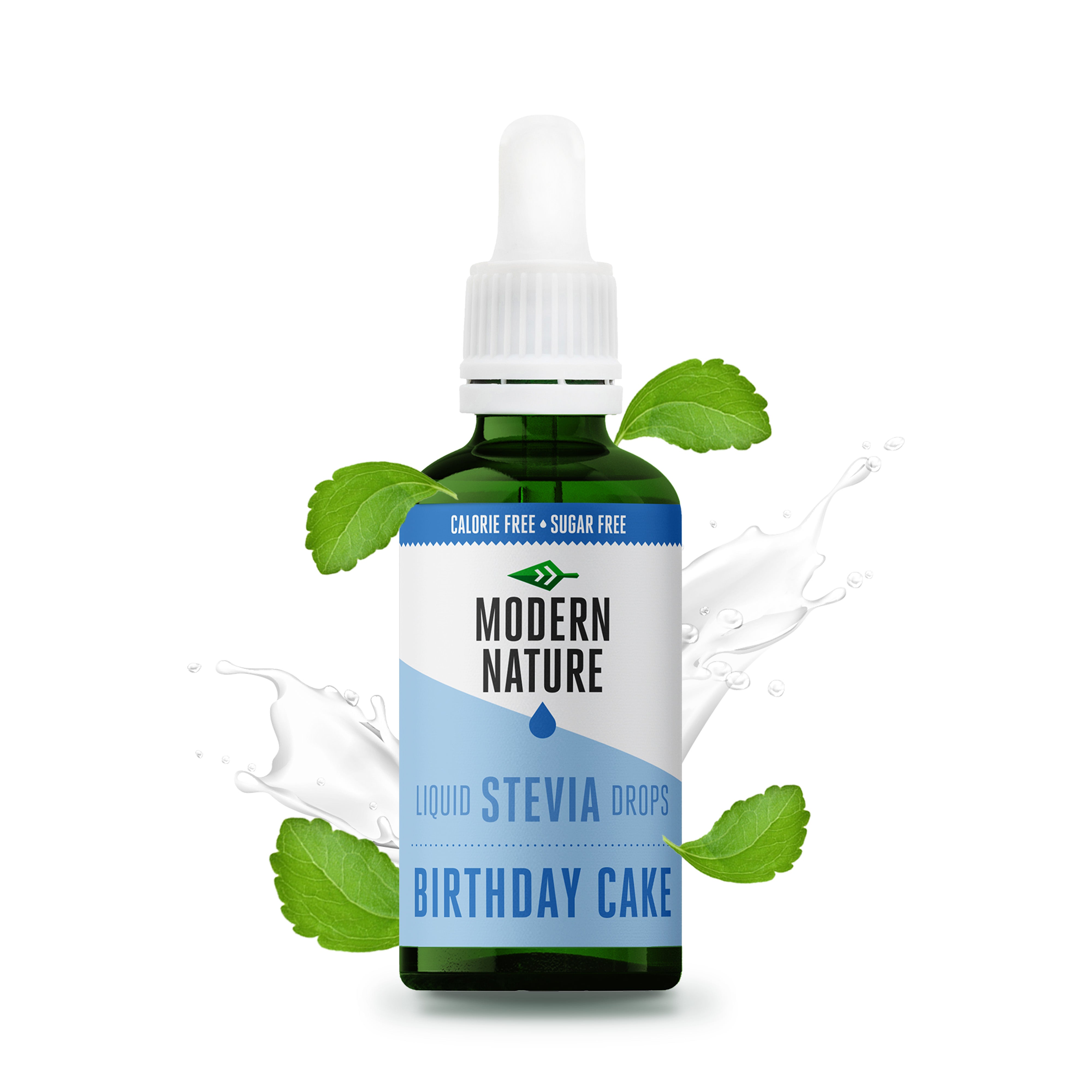 Liquid Stevia Drops Sweetener - Birthday Cake Flavour - 50ml - Sugar ...