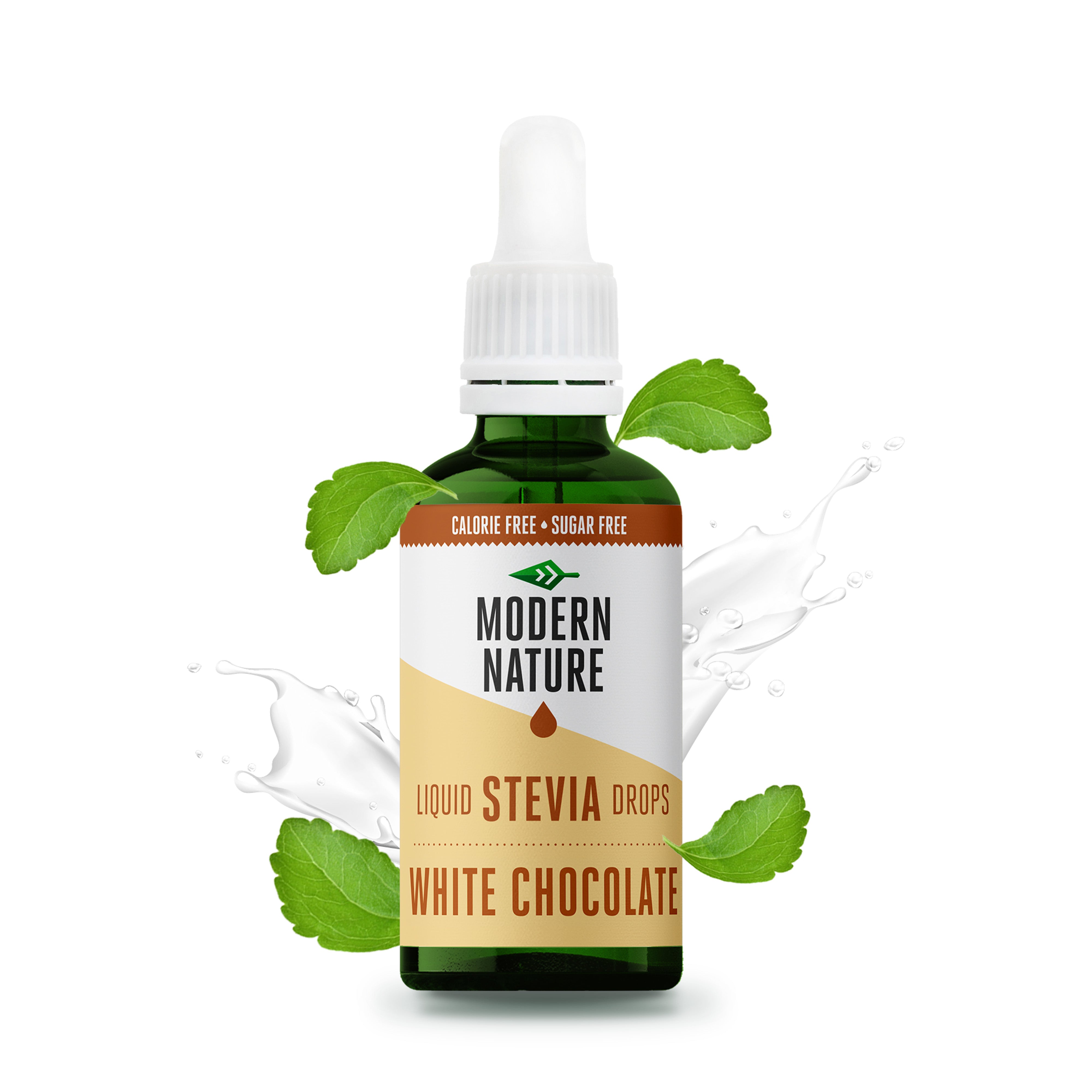 Liquid Stevia Drops Sweetener - White Chocolate Flavour - 50ml - Sugar ...